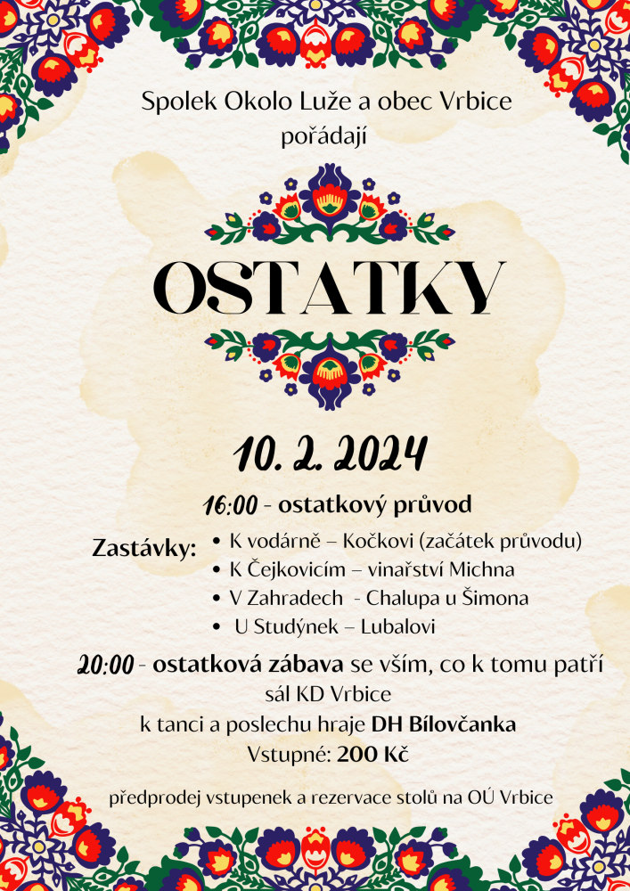 Ostatky | Obec Vrbice